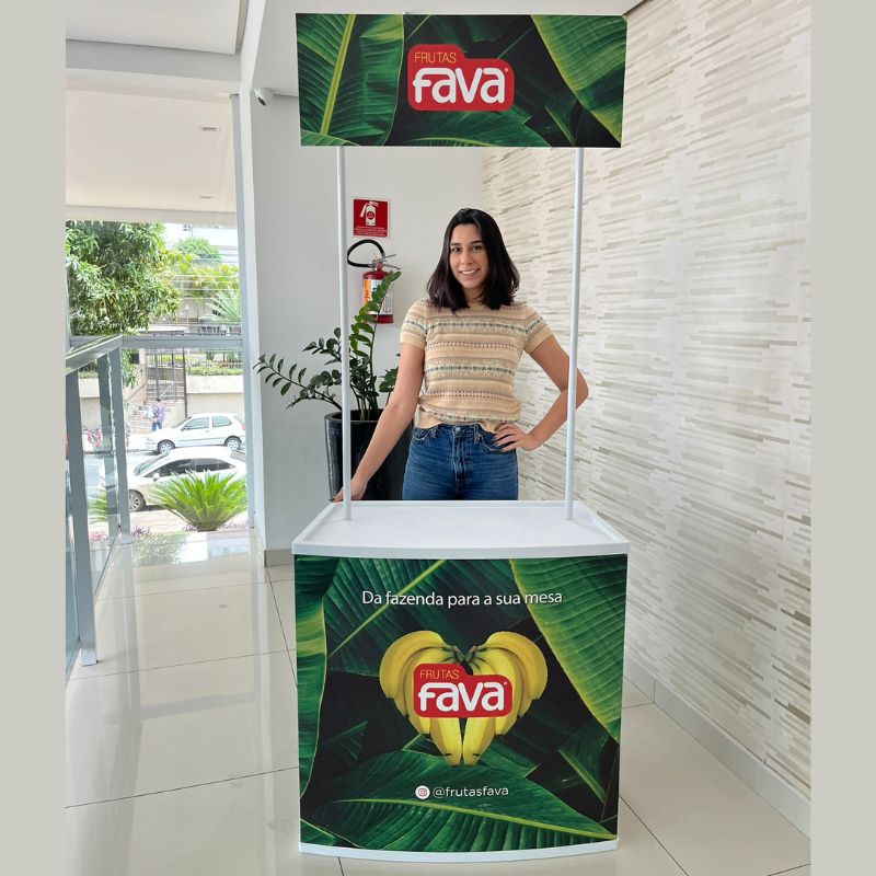 Balcão Promocional para Eventos, PDV e Campanhas.